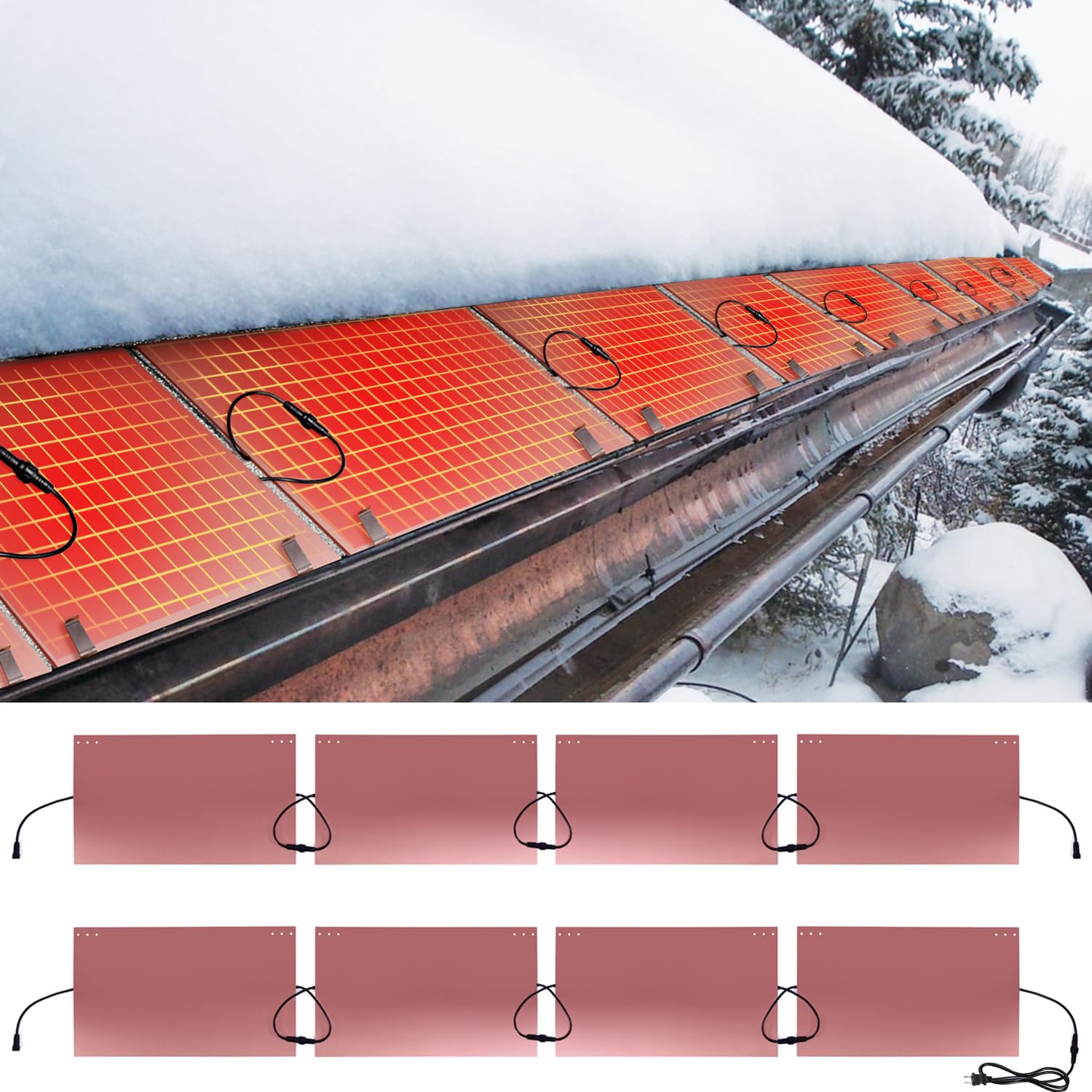 Snapklik.com : H&G Lifestyles Roof Heat Metal Panel For Ice Dams Snow ...