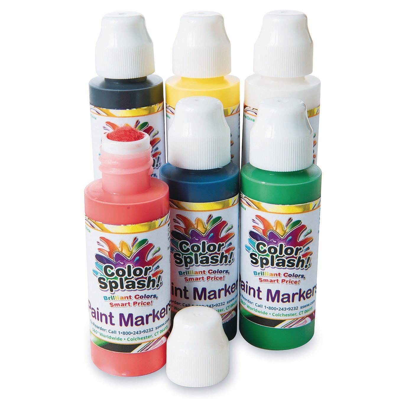 Amazon.com: S&S Worldwide Color Splash!A Tempera Paint Marker Set ...