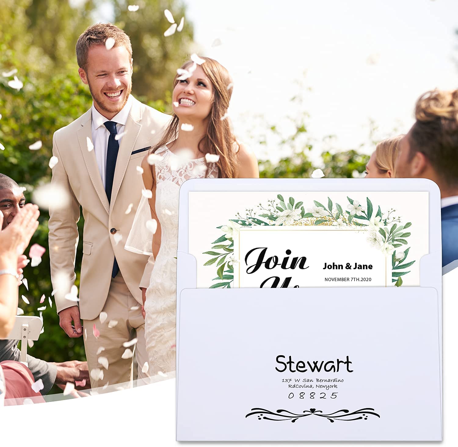 Snapklik.com : A2 Printable White Envelopes 1000 Pack - Bulk A2 4-3/8 ...