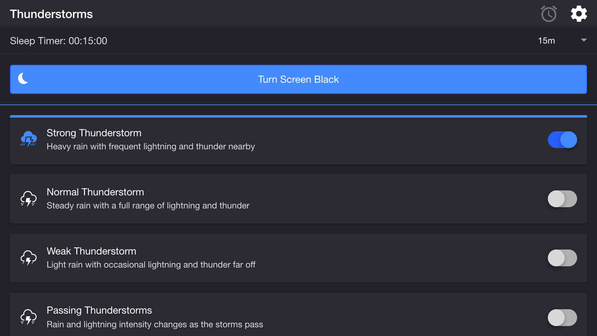 Thunderstorm Simulator - App on Amazon Appstore
