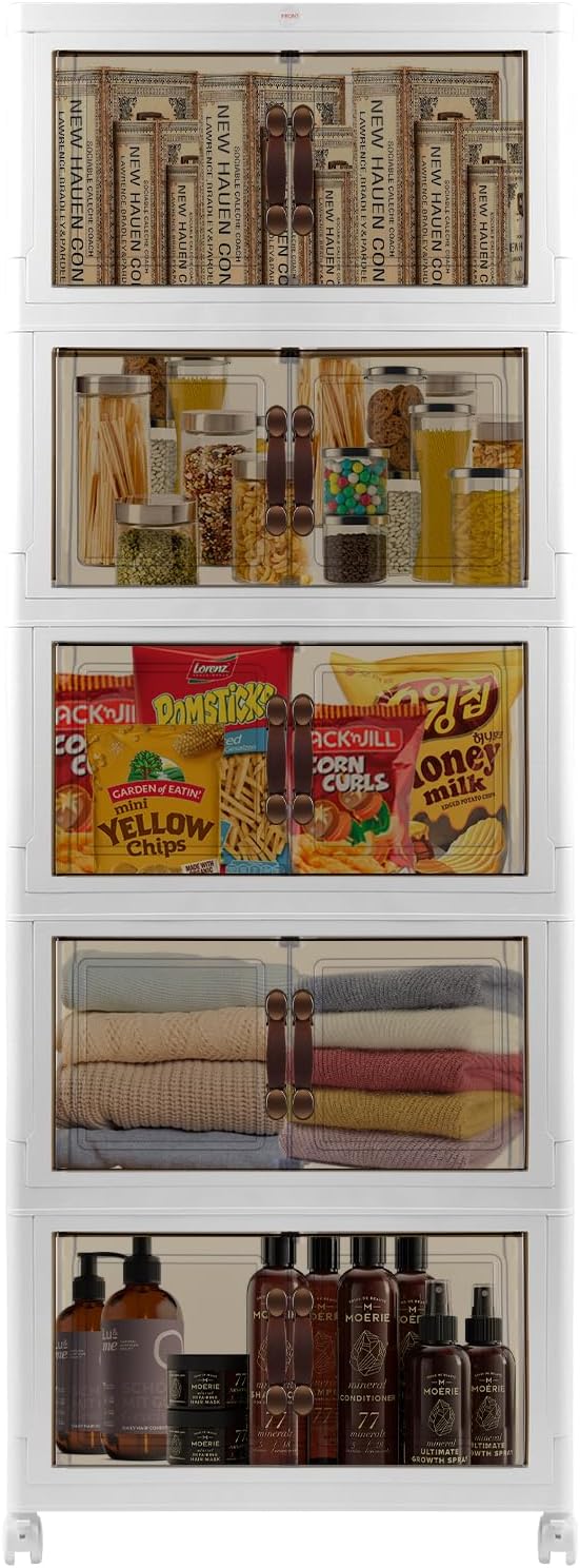 Amazon.com - Carrie Joe Storage Boxes with Lids, 56Gal Plastic Storage ...