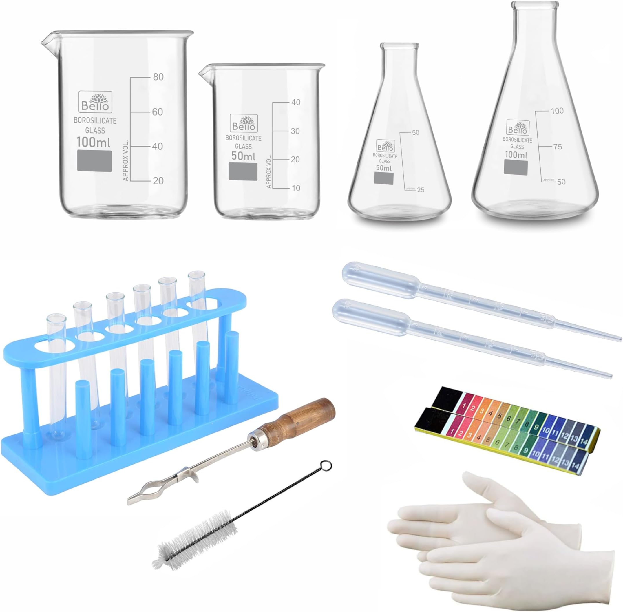 Spylx Chemistry Lab Experimental kit - Combo of 23 Product Beakers ...