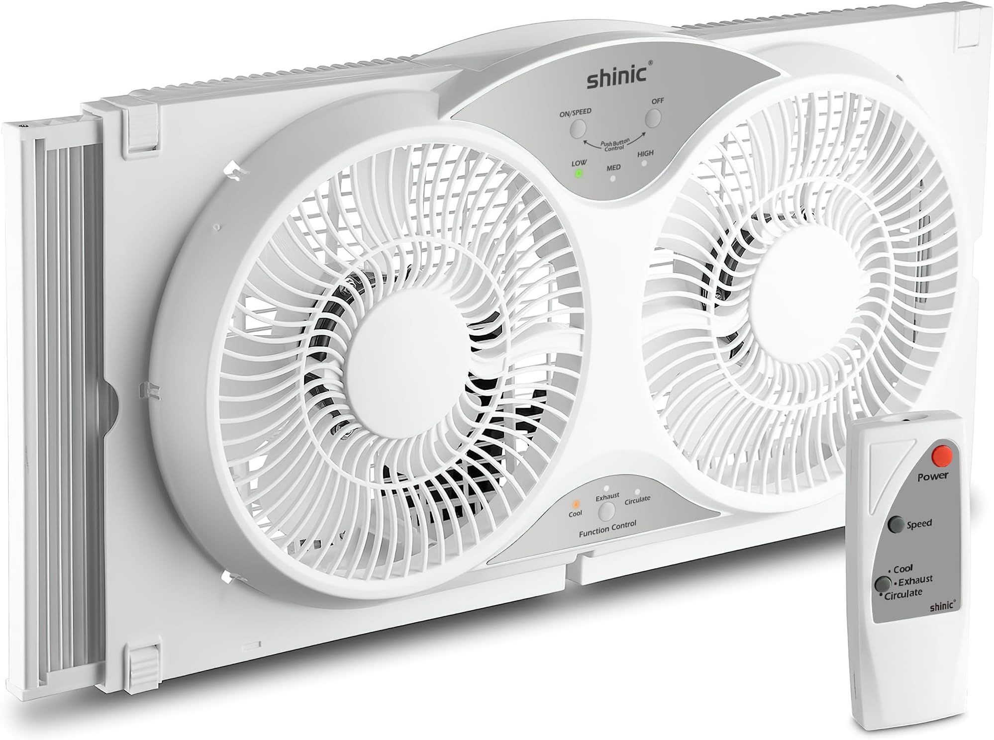 Amazon.com: Craig Dual Window Fan with Reversible Airflow - Perfect ...