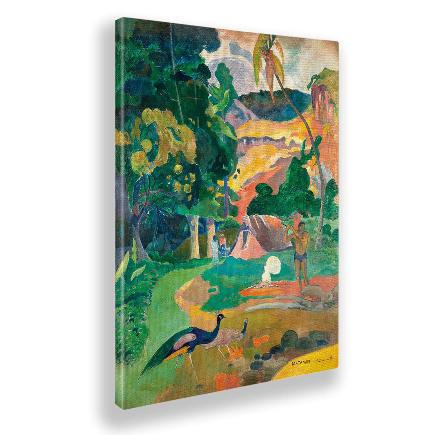 Pinturas De Paul Gauguin Tahitian Landscape Gauguin Pintura