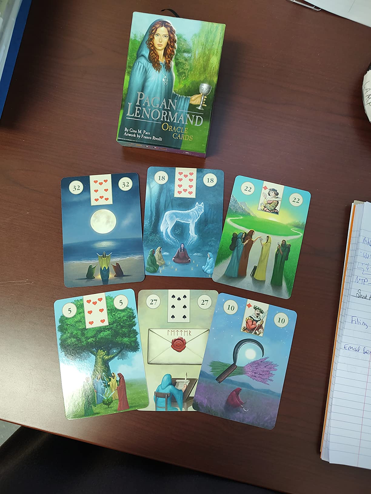 Pagan Lenormand Oracle Cards (Pagan Tarot, 3): Pace, Gina M., Rivolli ...