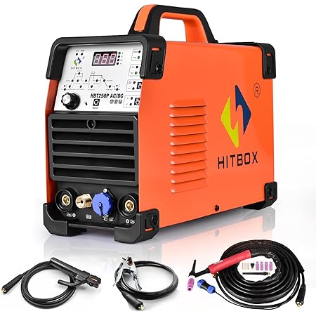 HITBOX 200AMP TIG AC DC Aluminum TIG Welding Machine Digital Inverter ...