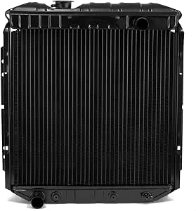 Amazon.com: Maxcore 3-Row Copper/Brass Radiator 17" 6 Cylinder 144/170 ...
