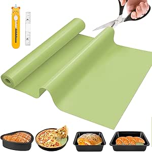 Amazon.com: Silicone Baking Mat Roll, 12 IN x 6 FT, Non-Stick, Reusable ...
