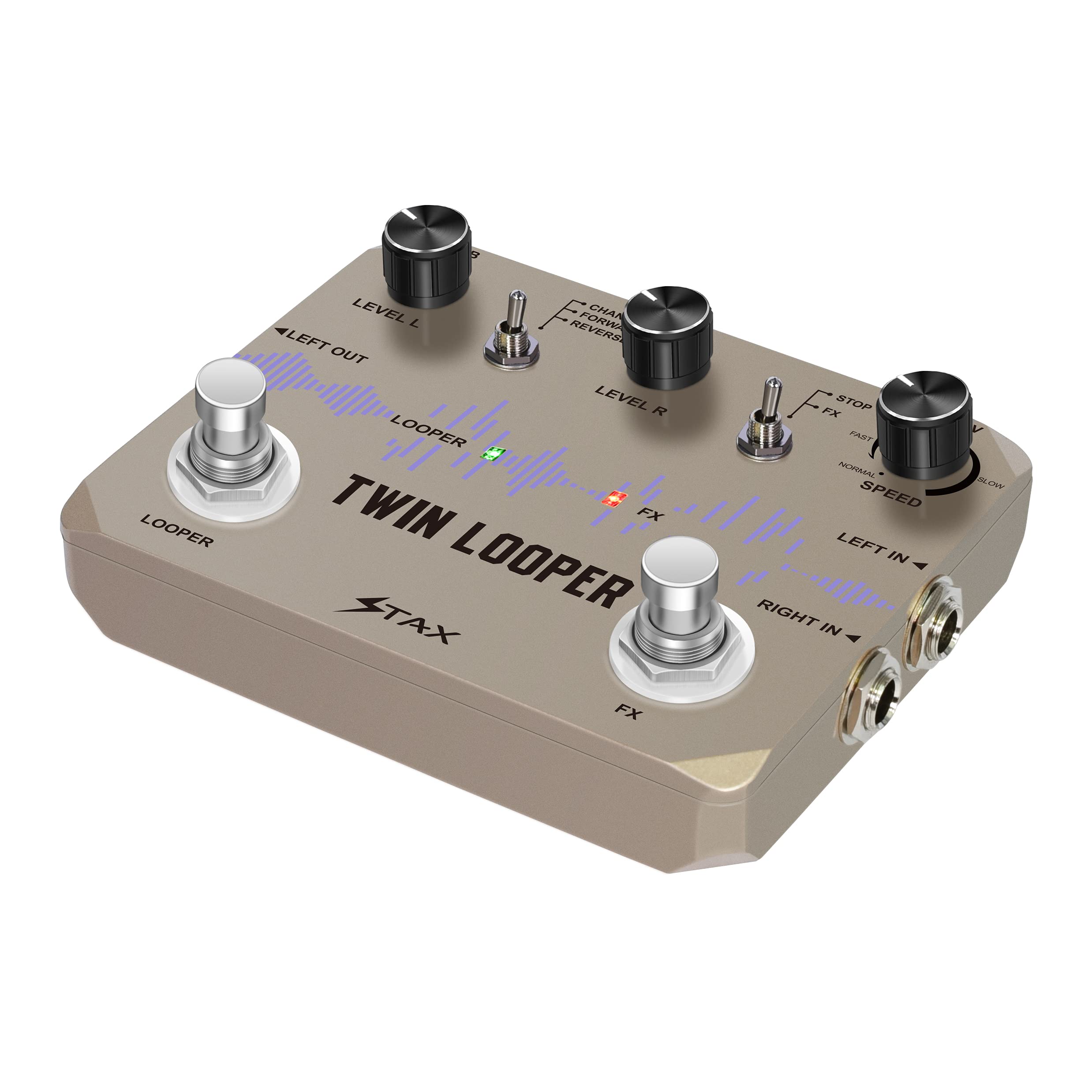 Snapklik.com : Stax Twin Looper Electric Guitar Pedal Loop Station 11 ...