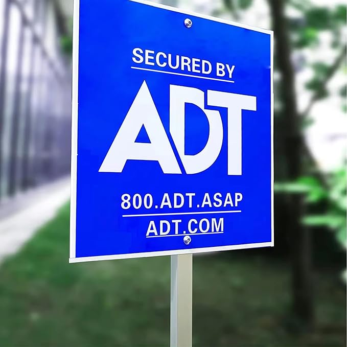 Amazon.com: AMZAOMNN ADT Safety Sign, Heavy Duty 28 Inch 100% ...