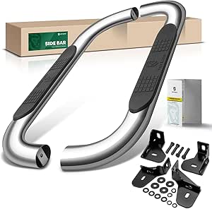 Amazon.com: YHTAUTO 4 Inch Running Boards Fit 2019-2024 Chevy Silverado ...