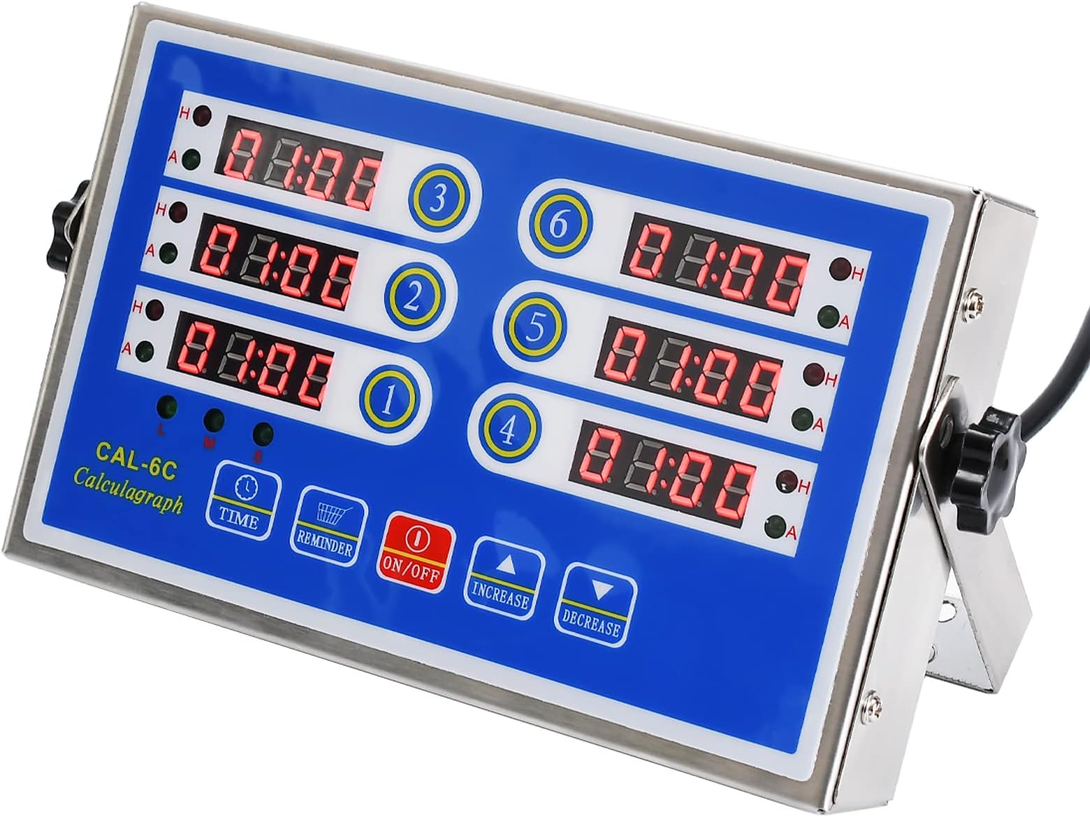 Amazon.com: EVEDMOT Commercial 8 Channels Digital Kitchen Timer ...