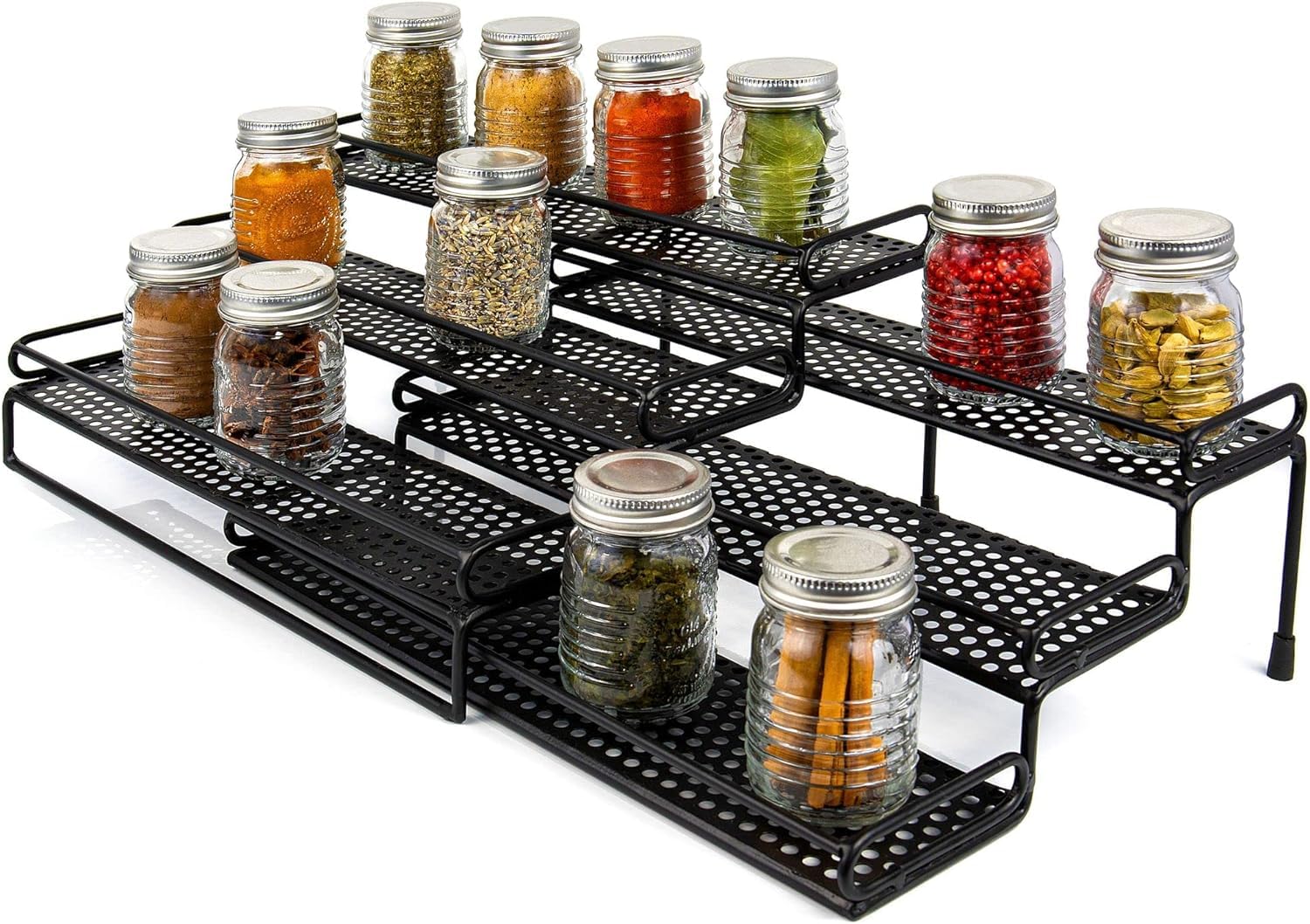 Amazon.com: FromThe Converge 3 Tiered Spice Rack - Spice Racks for ...