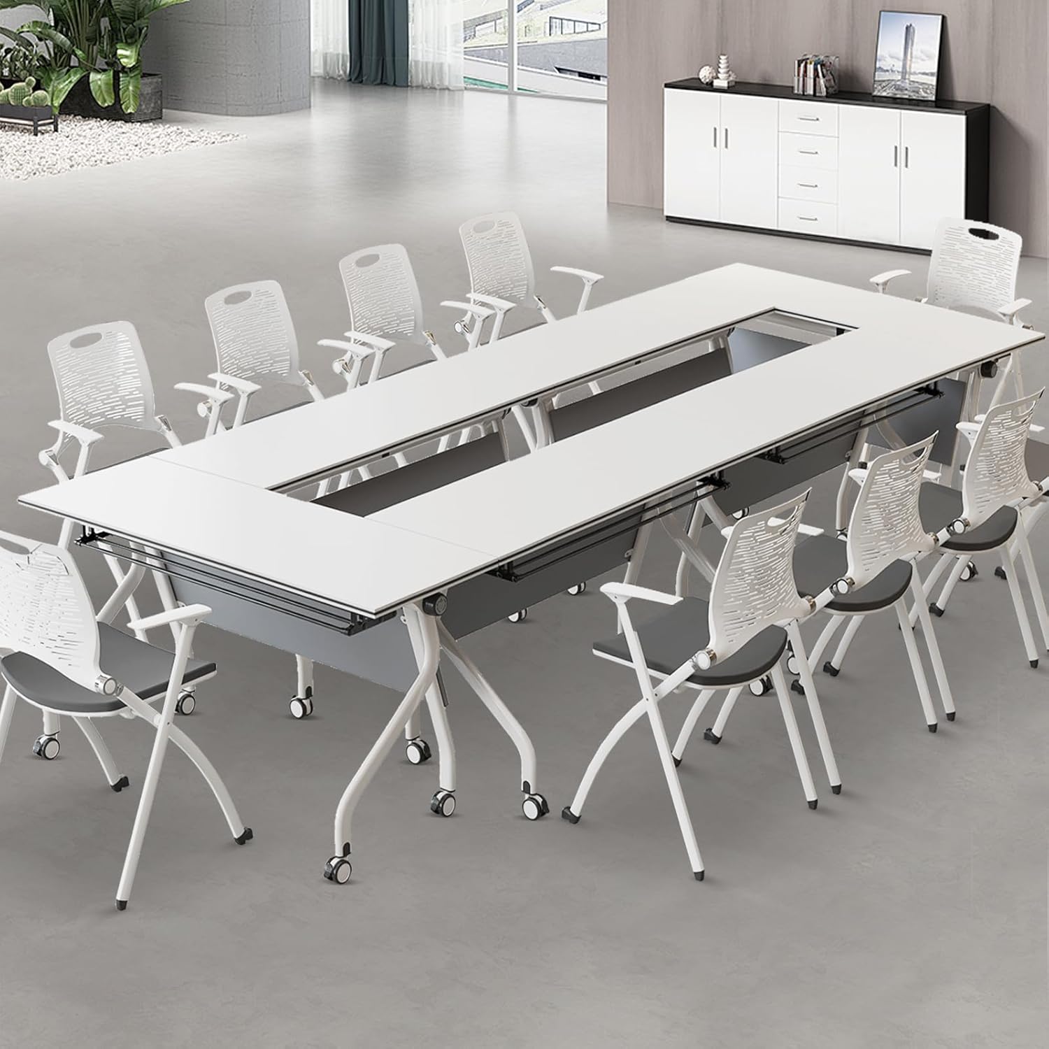 6-Pack Folding Conference Table,Modern Office Australia | Ubuy