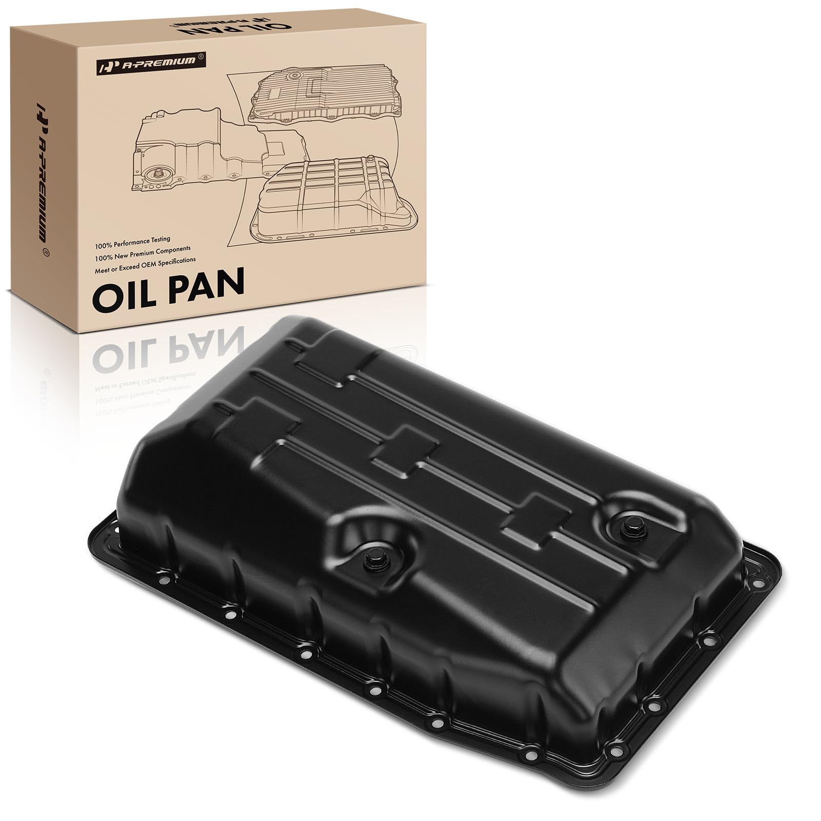 Amazon.com: A-Premium Transmission Oil Pan with Drain Plug Compatible ...