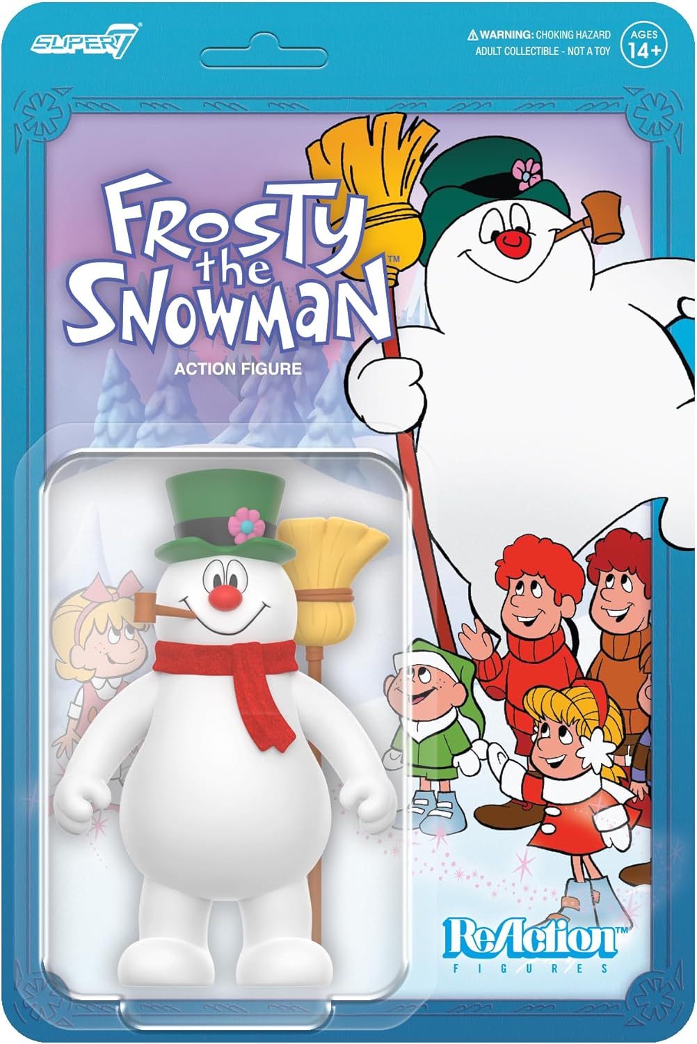 Amazon.com: Super7 Frosty The Snowman - 3.75" Frosty The Snowman Action ...