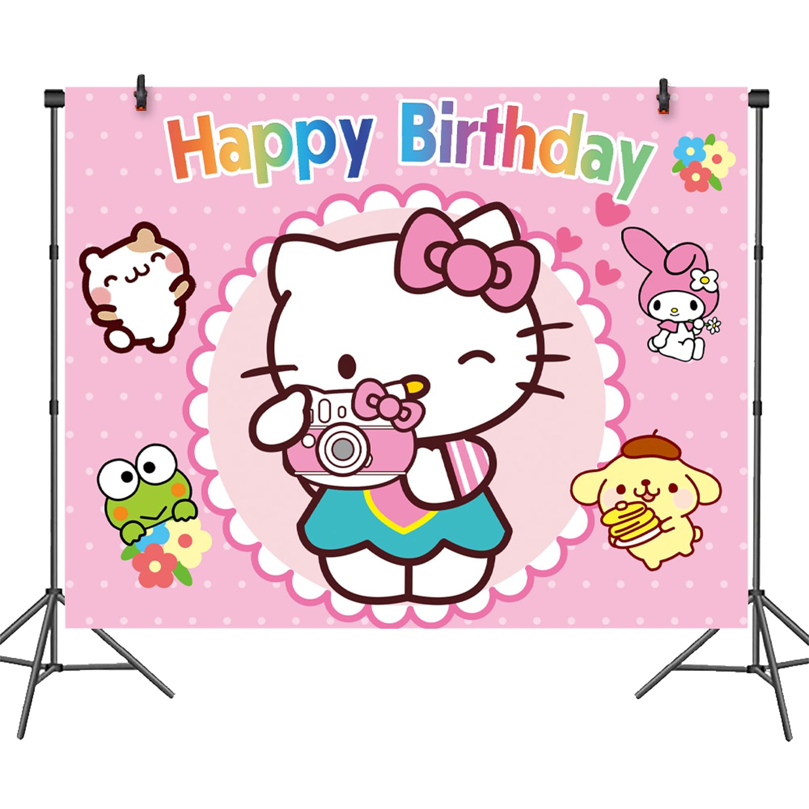 Buy Hello Kitty Backdrop Banner Hello Kitty Party Backdrop Hello Kitty ...
