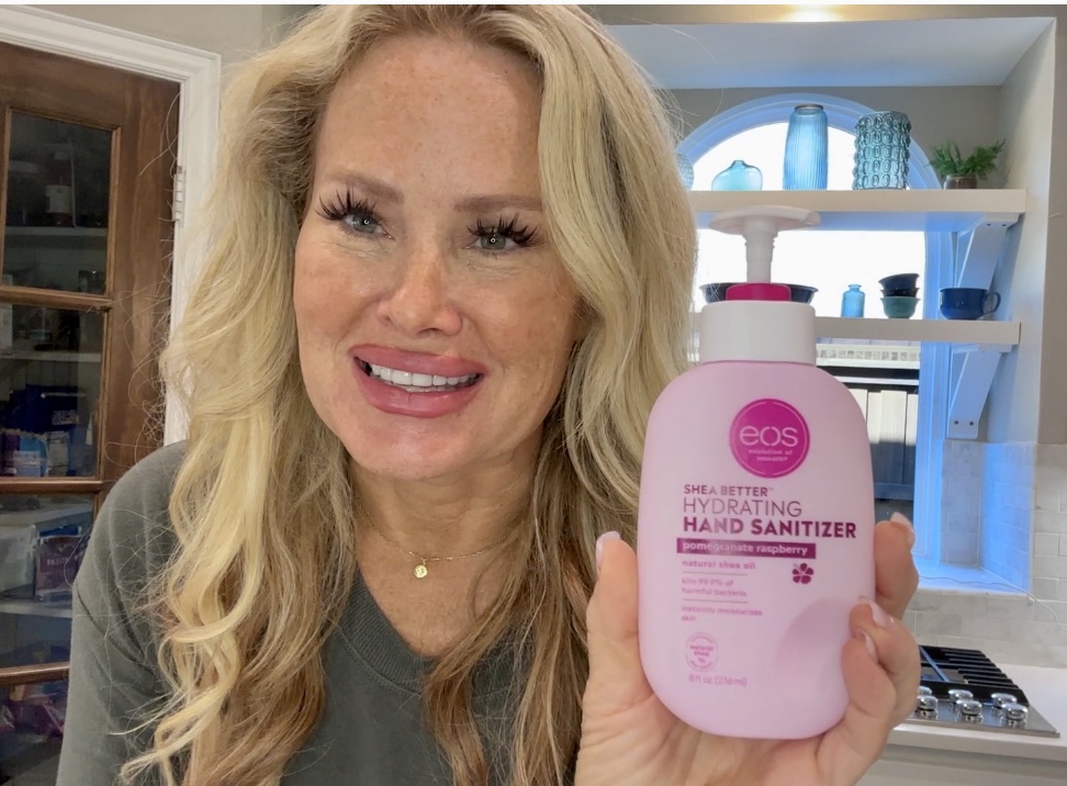 Watch eos Shea Better Hand Sanitizer- Pomegranate Raspberry on Amazon Live