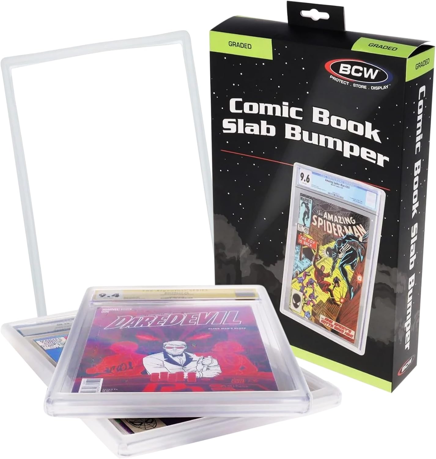 Amazon.com: BCW Graded Comic Slab Bumpers | Translucent Comic Book ...