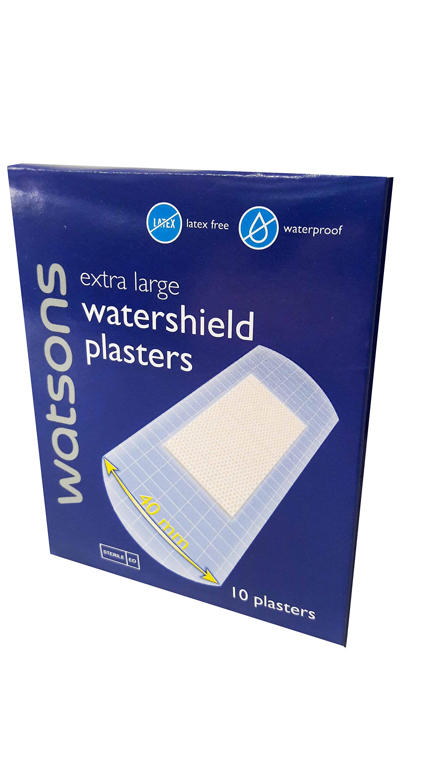 2 Packs Of Watsons Watershield Plasters Extra Large Latex Free ...