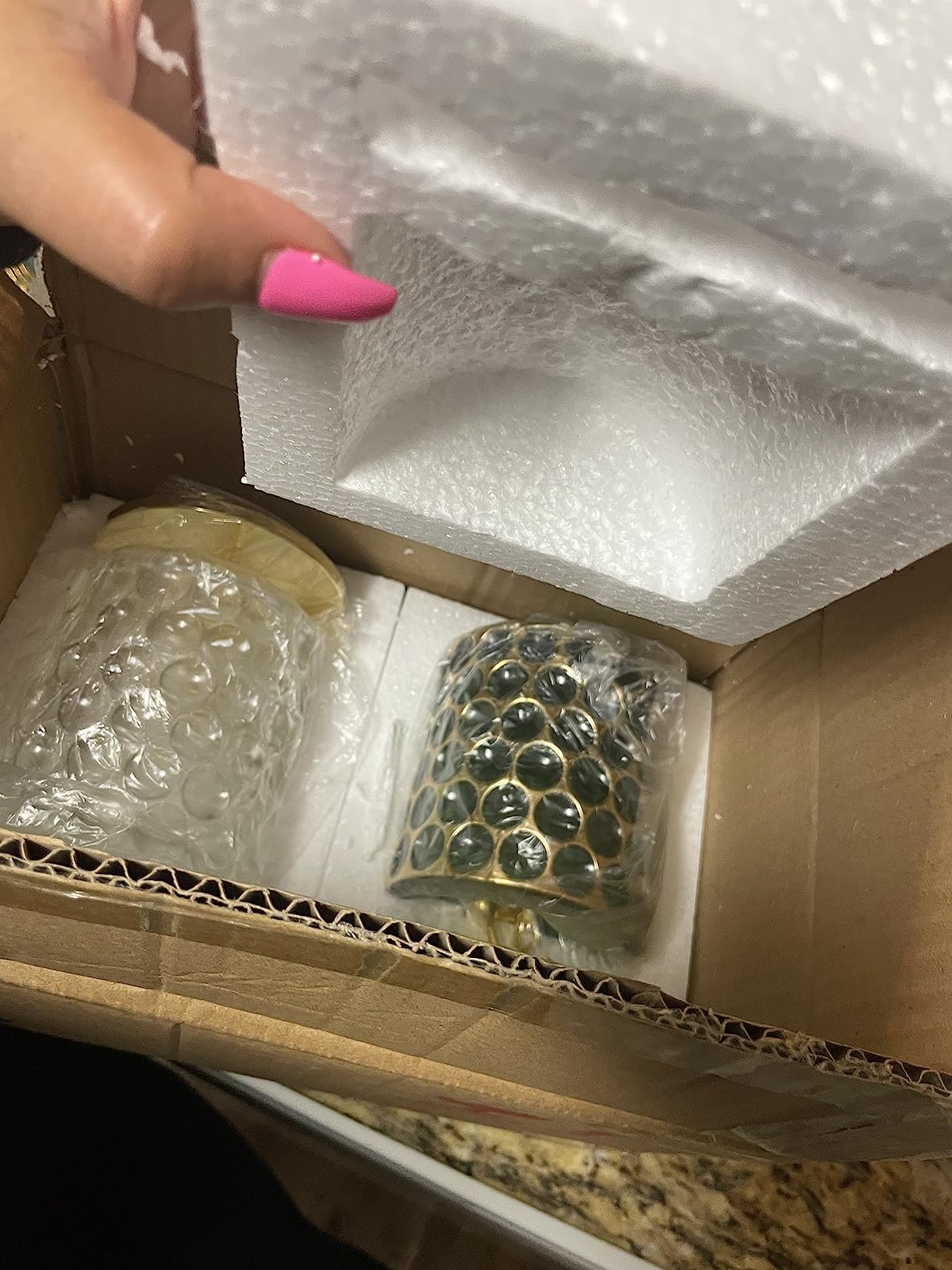 Amazon.com: Ezebesta 2PCS Vintage Bathroom Canisters Luxury Small Thick ...