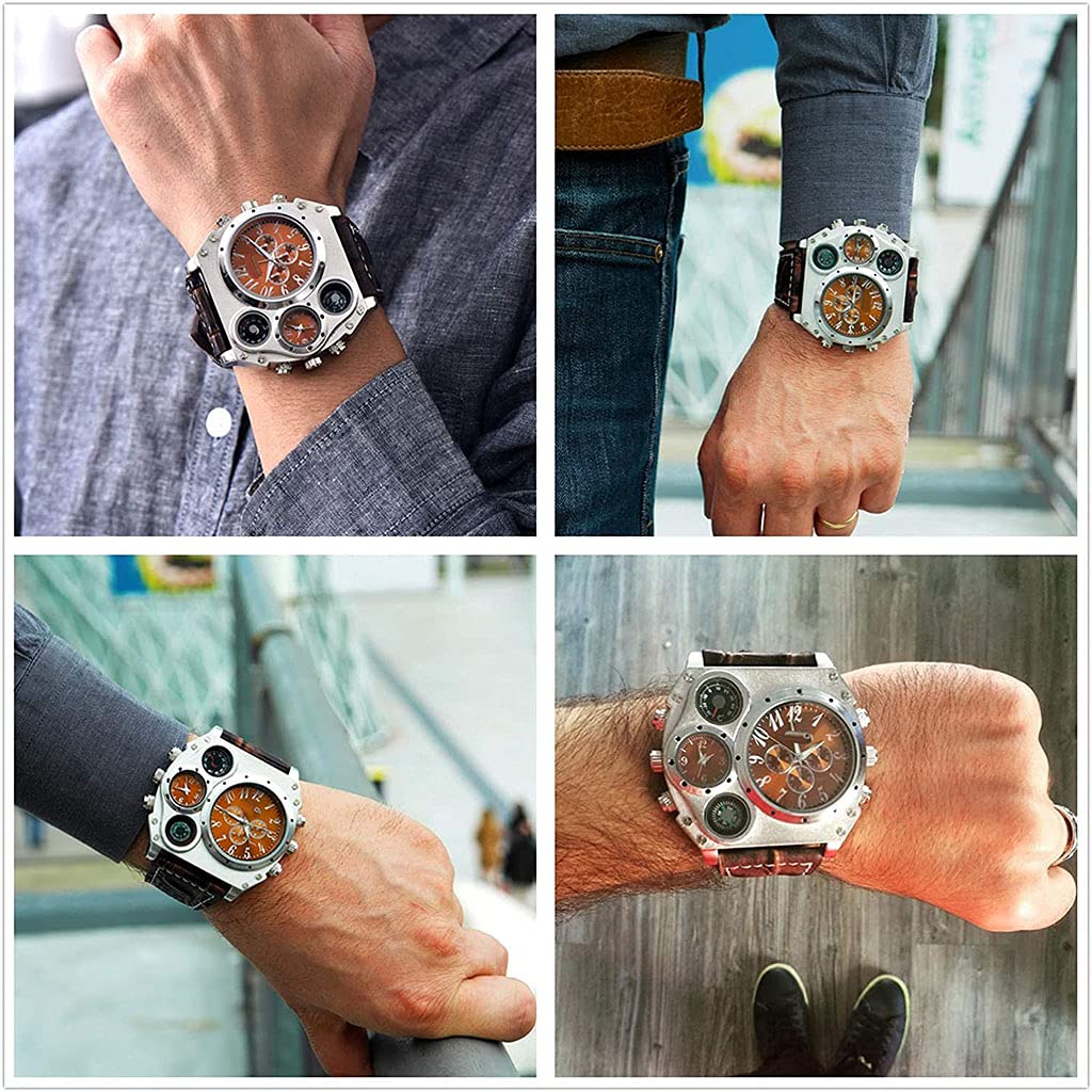 Big Face Watch 5.6cm Big Face Famous Brand DZ Designer Watches Men