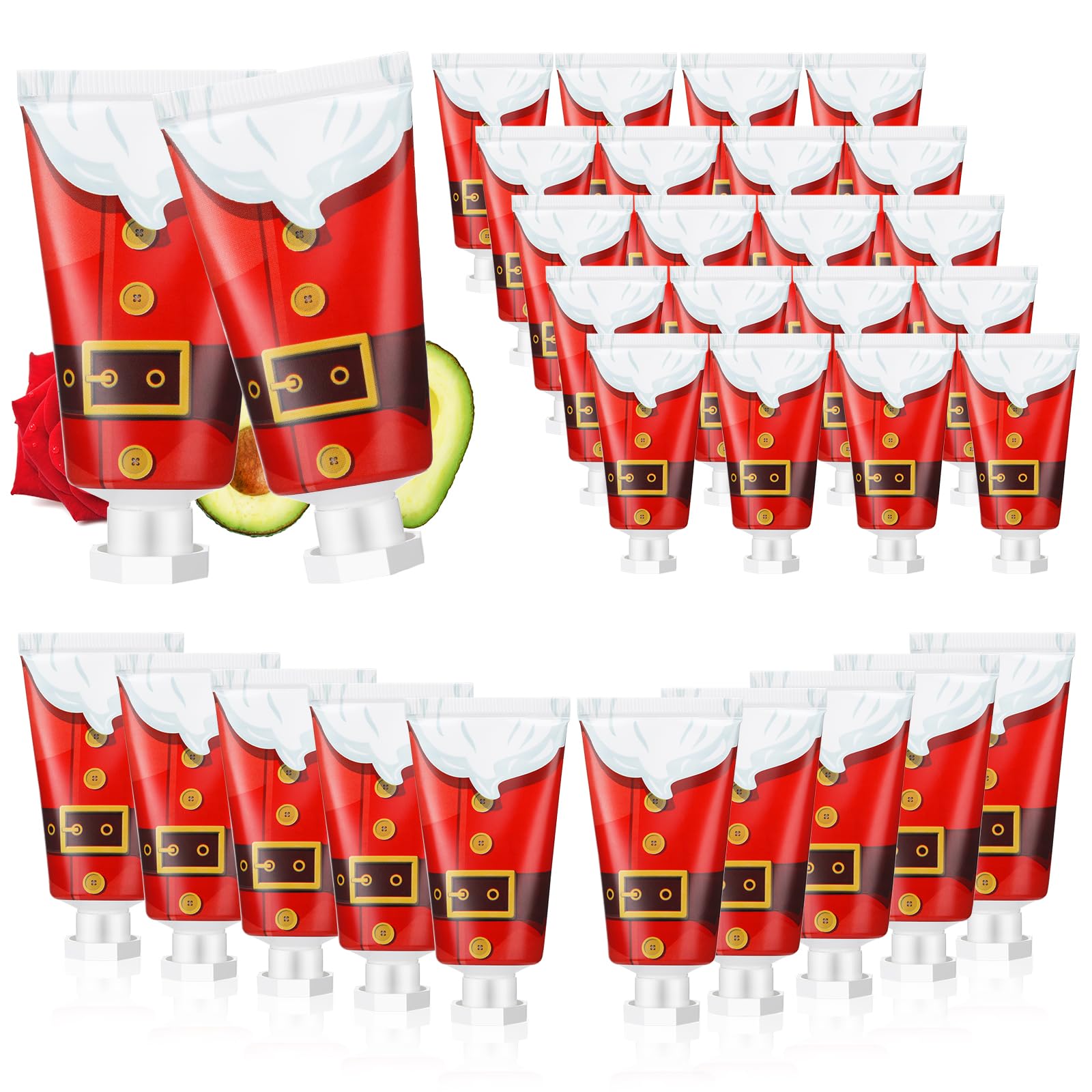 Amazon.com : Heigble 30 Pcs Christmas Hand Cream Gift Bulk Christmas ...