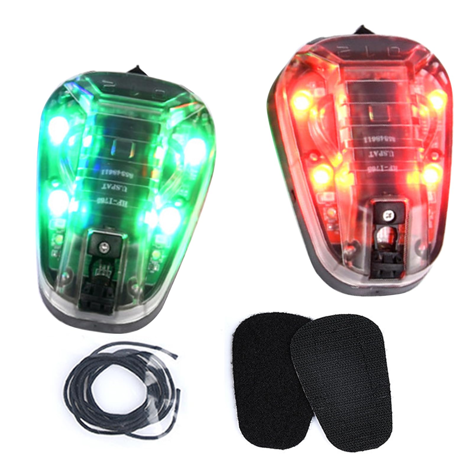 Amazon.com: 2 PCS Tactical Helmet Light Signal Light Waterproof IR and ...
