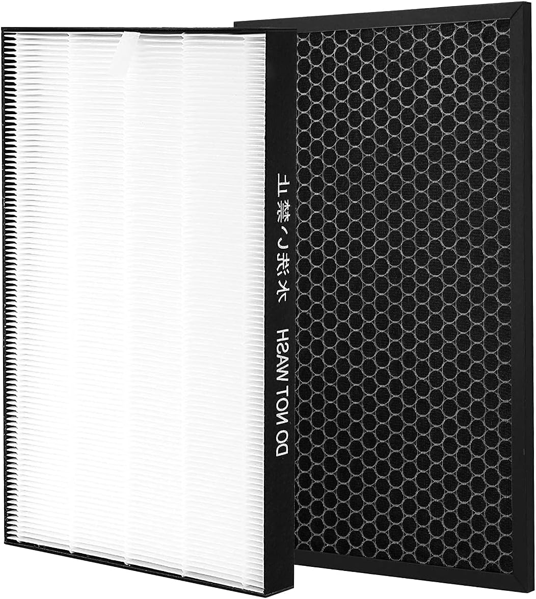 Amazon.co.jp: iSingo シャープ加湿空気清浄機用 FZ-D50HF 脱臭フィルター FZ-D50DF 集じんフィルター HEPA 交換用 対応型番 KC-F50 KC-D50 ...