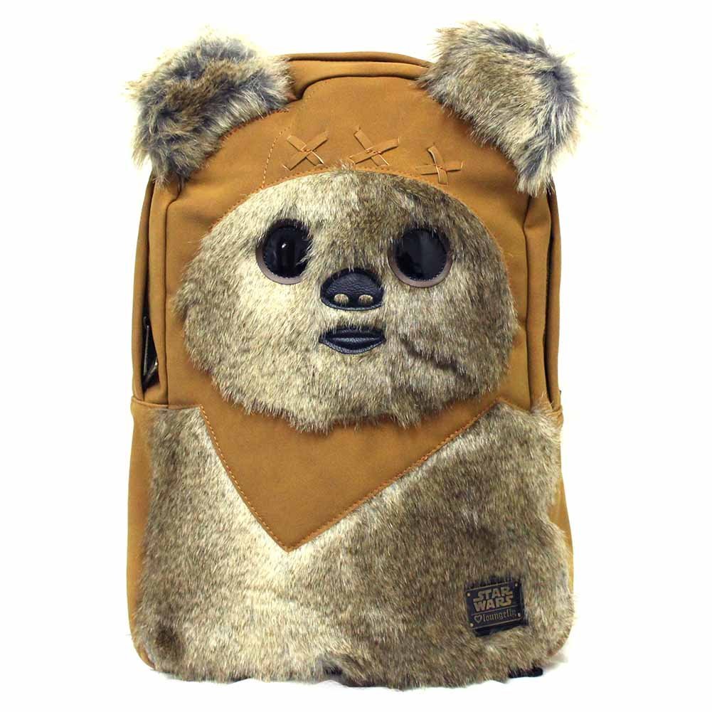Loungefly Star Wars Ewok Backpack, Brown, One Size : Amazon.in: Bags ...