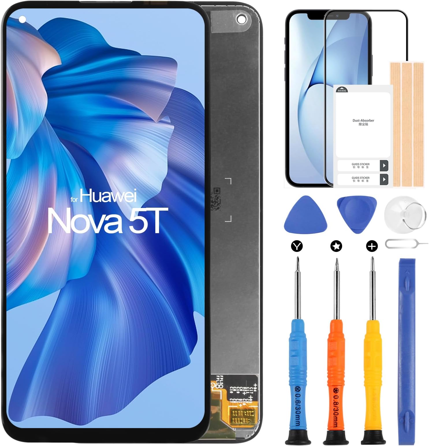 Amazon.com: Screen Replacement for Huawei Nova 5T Original, for Honor ...