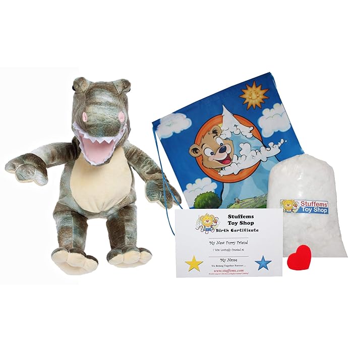 Buy Make Your Own Stuffed Animal "Dyno the Dinosaur" - No Sew - Kit ...