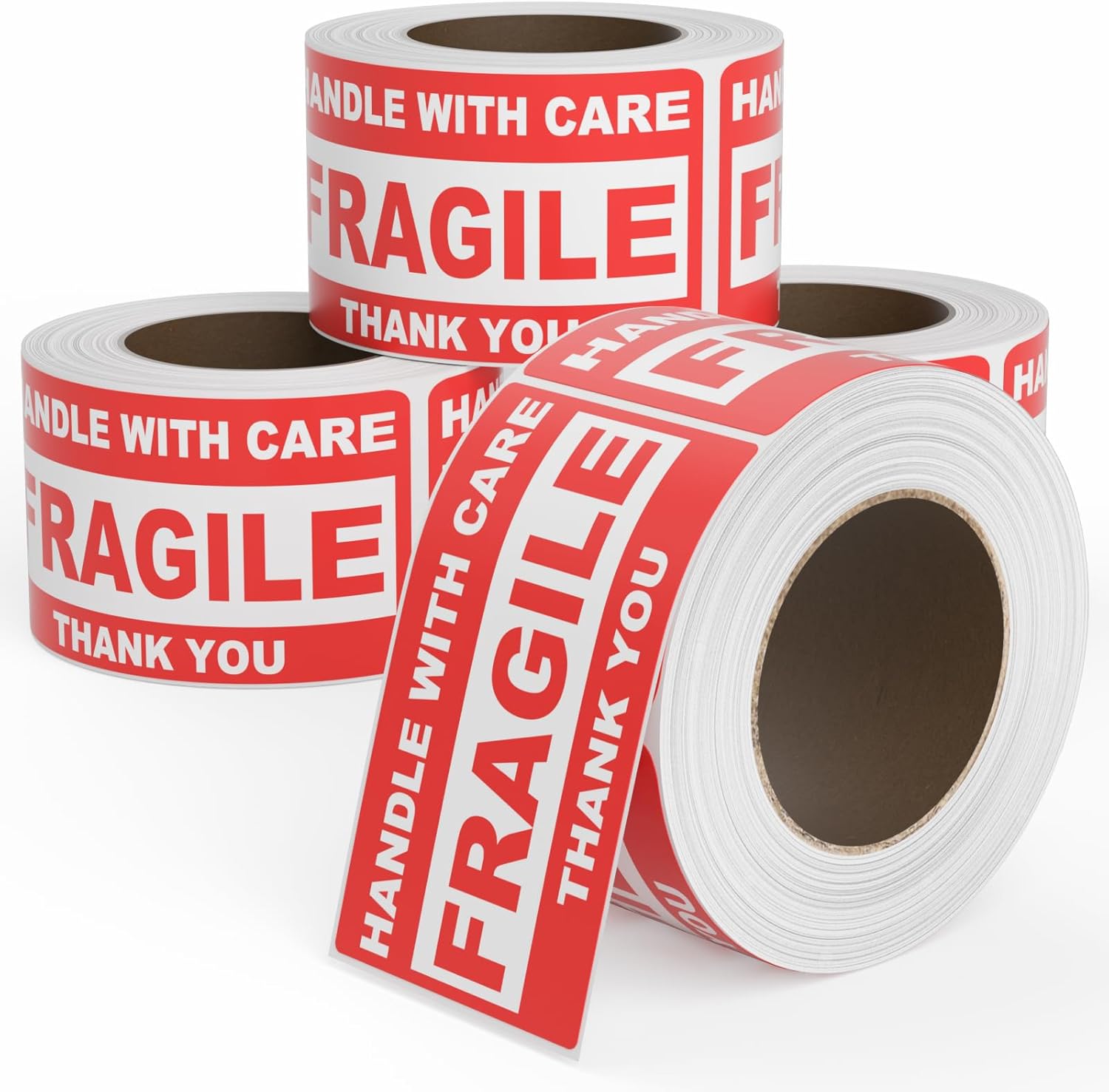 Amazon.com : Fragile Stickers 3" X 5", 2000 Eye-catching Fragile ...