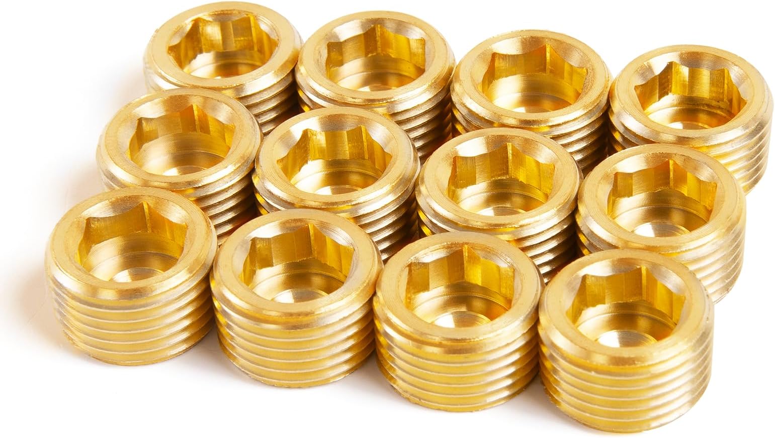 Amazon.com: ChillWaves Brass Pipe Fitting, Outer Hex Head Socket Pipe ...