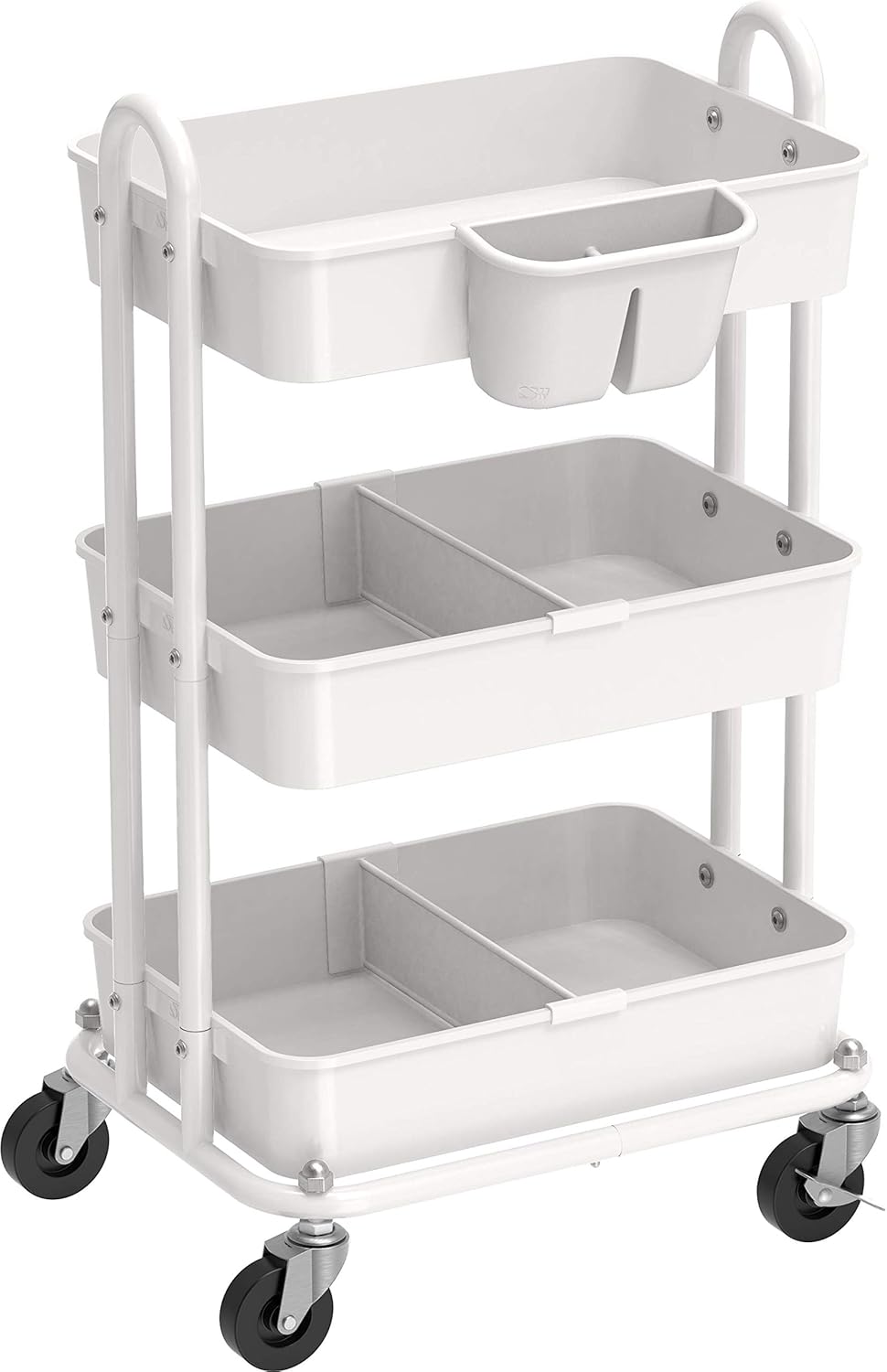 Amazon.com: Simple Houseware 3-Tier Kitchen Cart Multifunctional ...
