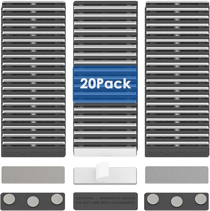 Amazon.com: GREATMAG Name Tag Magnets 20 Pack, Magnetic Name Badge ...