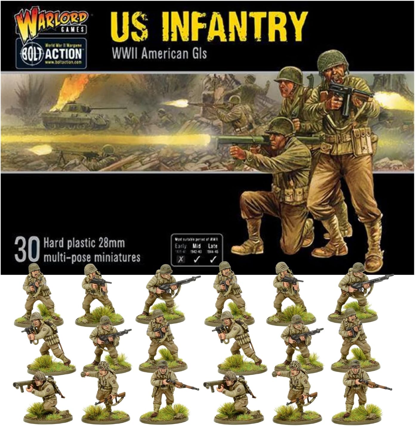 Amazon.com: Wargames Delivered - Warlord Games Bolt Action Miniatures ...