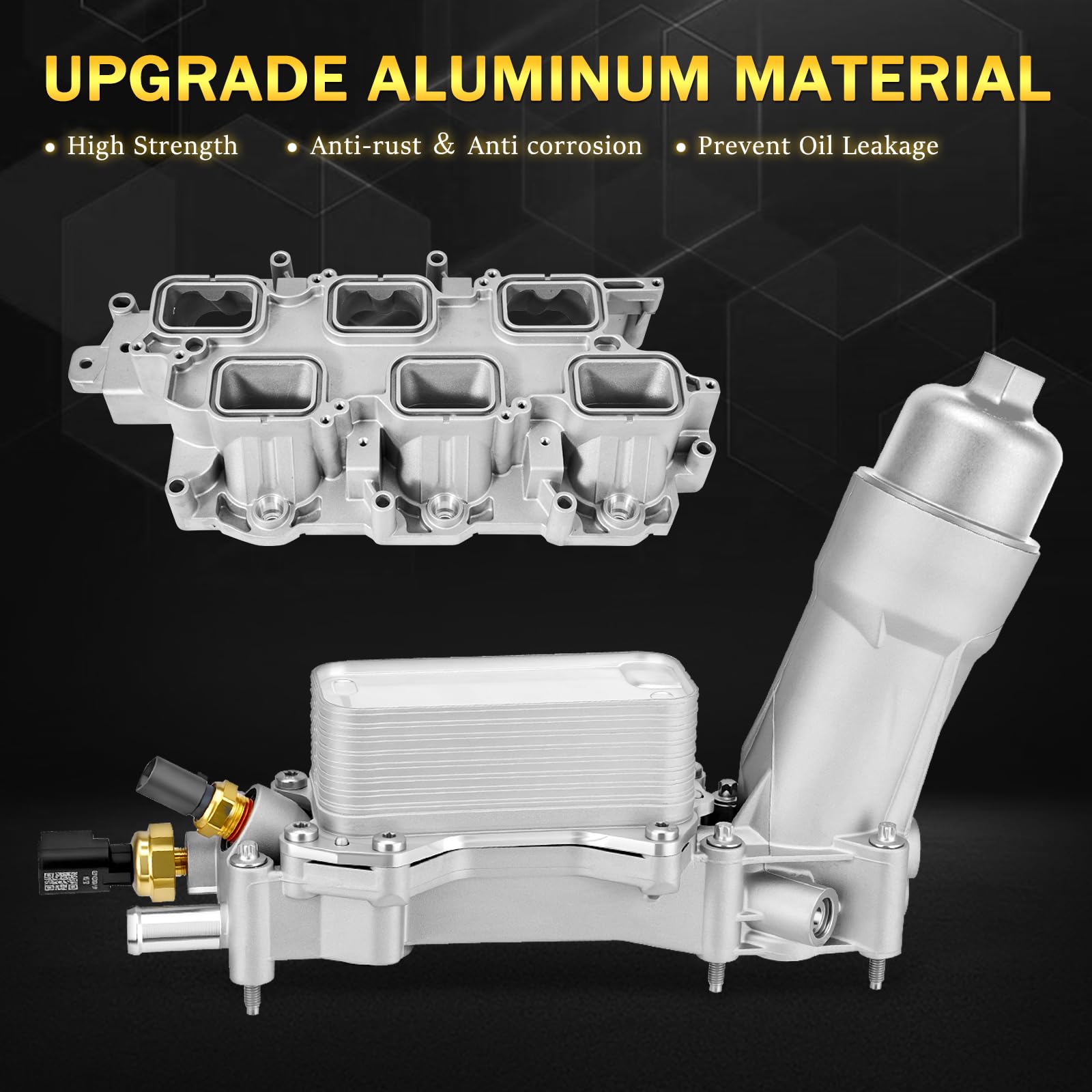 Snapklik.com : Upgraded Full Aluminum Engine Lower Intake Manifold