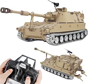 Amazon.com: SSCCGYM Large Remote Control M109A2 Self-propelled Howitzer ...