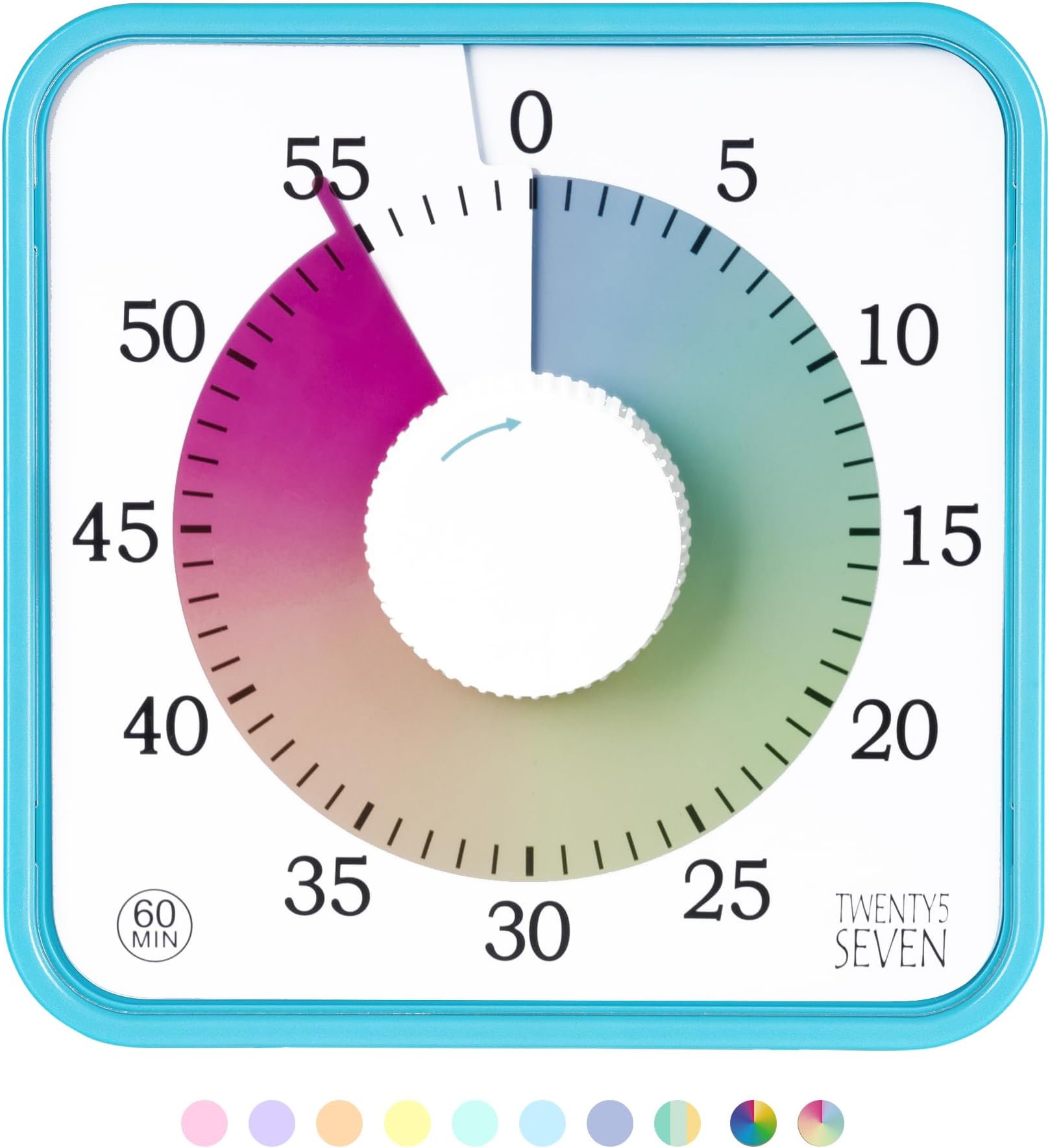 Amazon.com: Countdown Timer 3 inch; 60 Minute 1 Hour Visual Timer ...