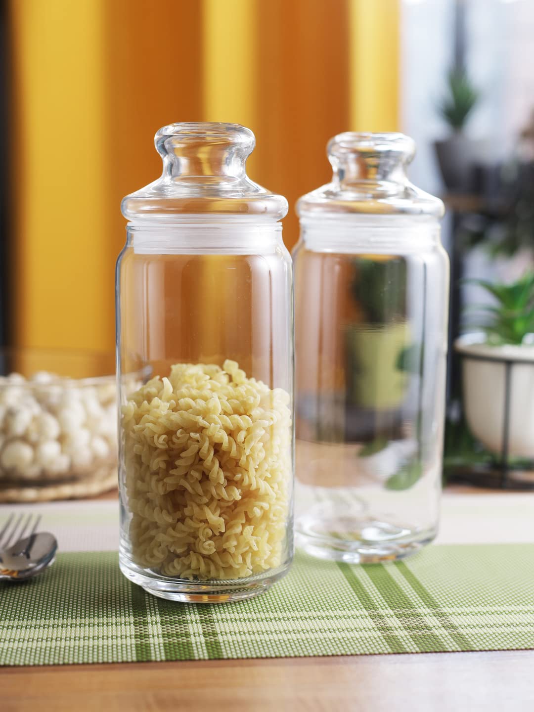 Buy Ocean Pop Jar, 1000ml, Set Of 6, Clear Online at Low Prices in ...