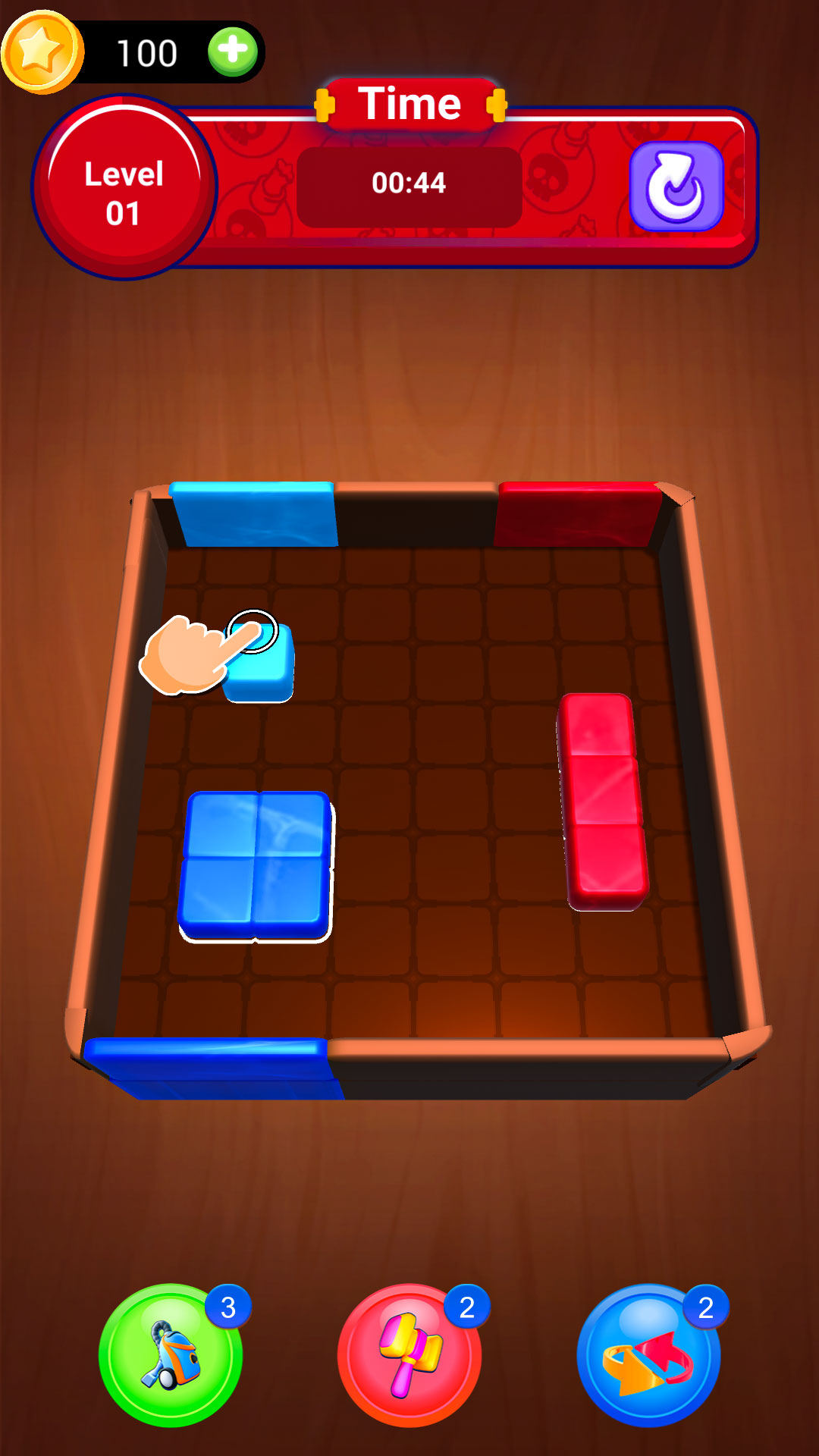 Wood Color Block Jam Puzzle Master: Block Away Blast Challenge Color ...