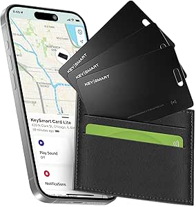 Amazon.com: KeySmart SmartCard Lite Wallet Tracker Card, Compatible ...