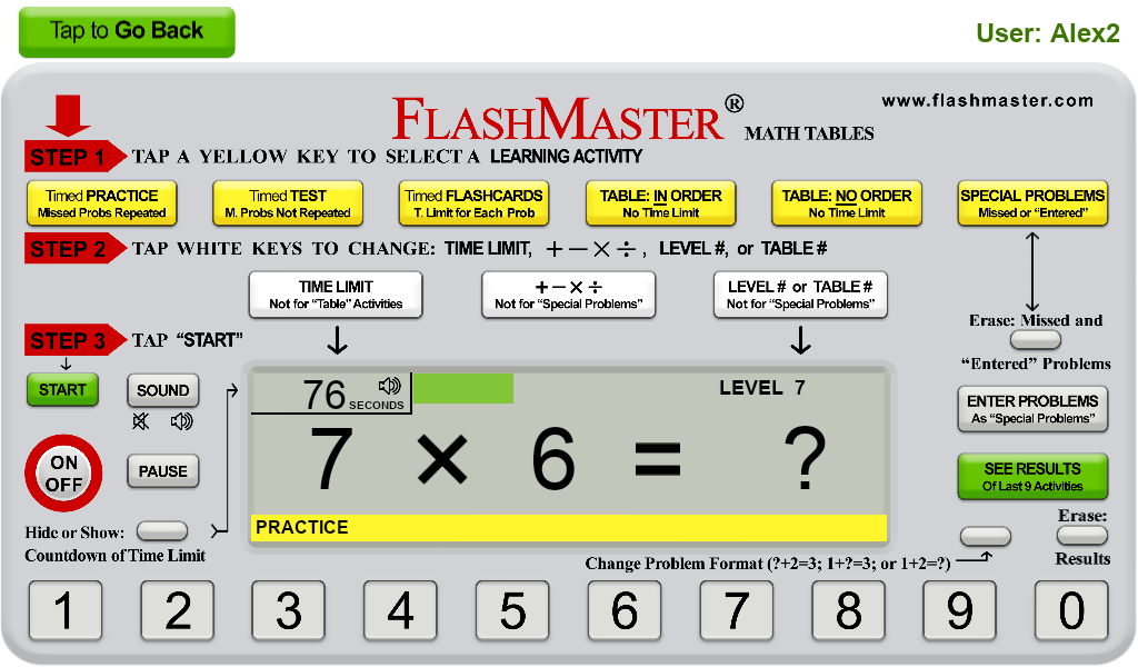 FlashMaster App--Math Facts - App on Amazon Appstore