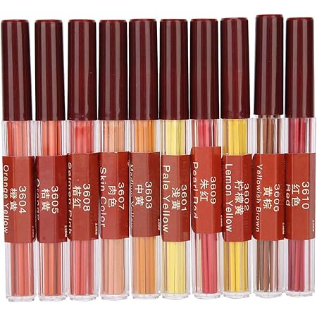 2.0mm Color Pencil Lead, 10 Color Mechanical Pencil Leads, Bold and 90 ...