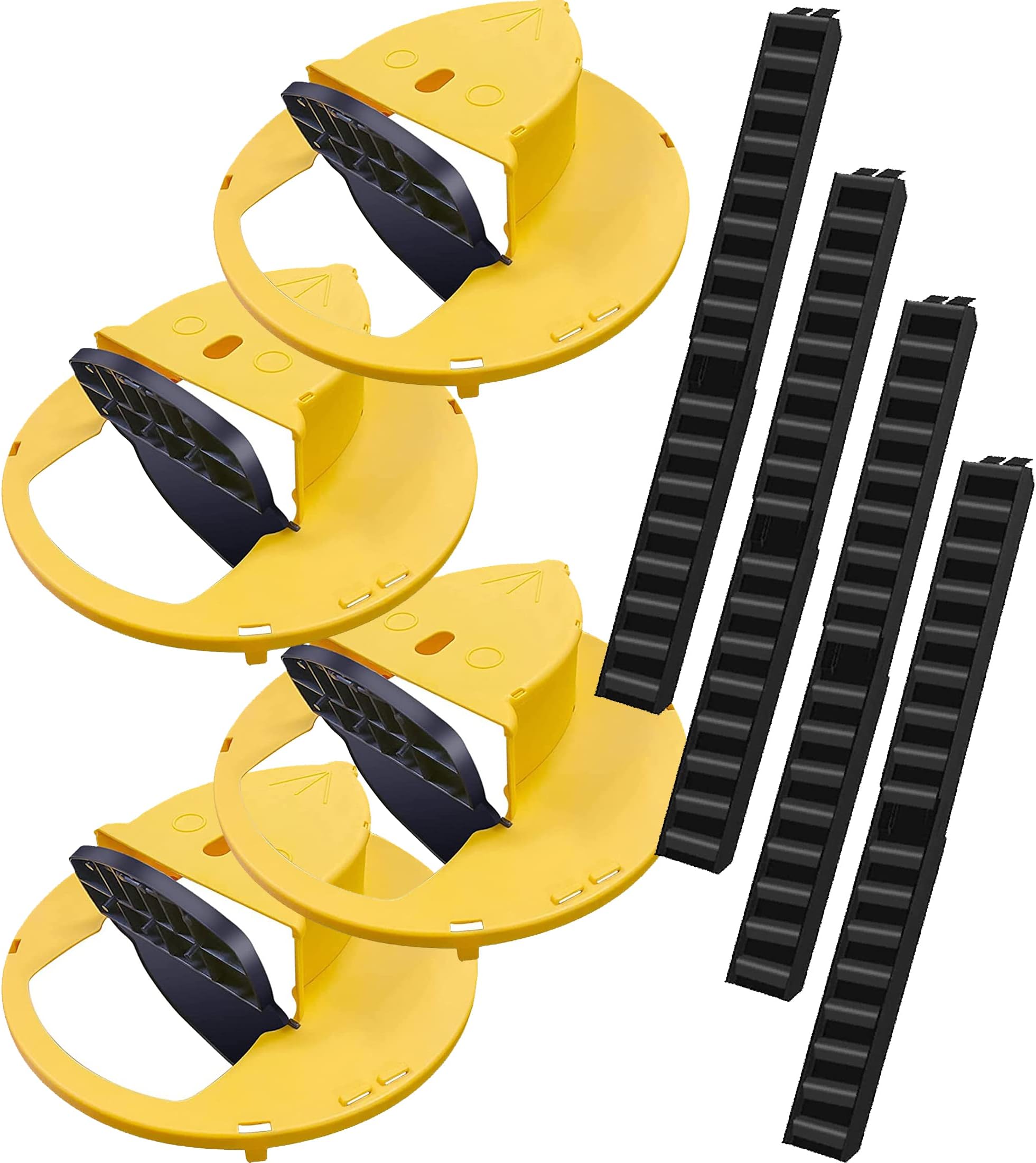Amazon.com : Mouse Traps, 4 Pack Bucket Lid Mouse Trap, Humane Mouse ...