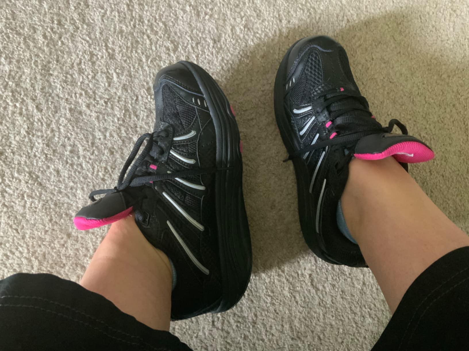 Amazon.com | Exersteps Women's Brisa Sneakers (9.5, Black) | Fashion ...