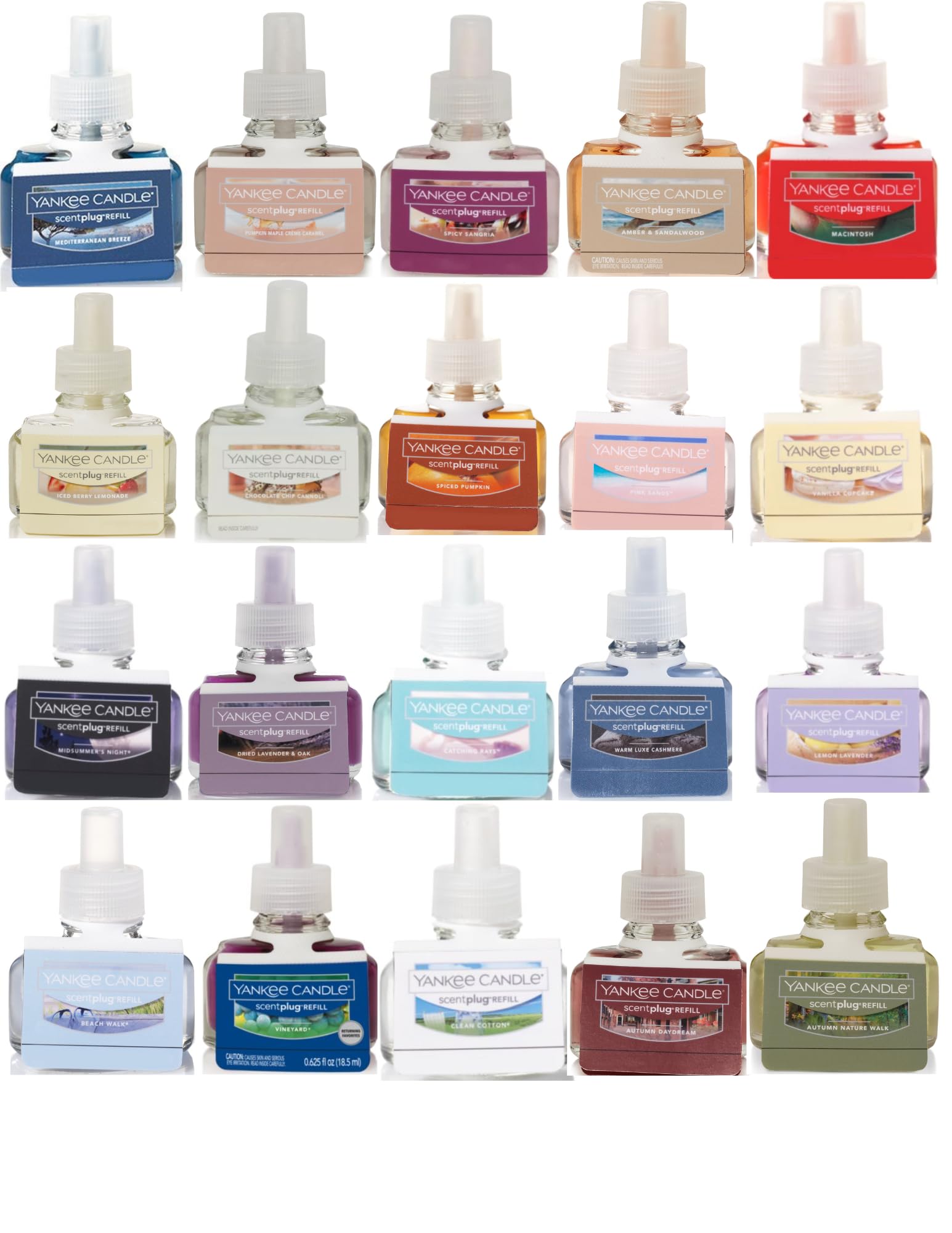 Amazon.com: Yankee Candle Scent Plug Refill - 4 PACK VARIETY (Assorted ...