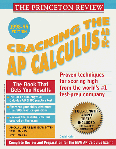 Amazon | Cracking the AP Calculus 1998-99 Edition (Cracking Ap Calculus ...