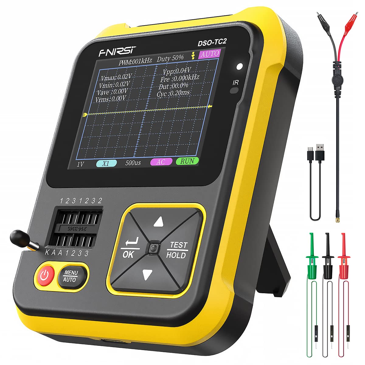 Buy 2 in 1 Handheld Oscillo Transistor Tester High Precision ...